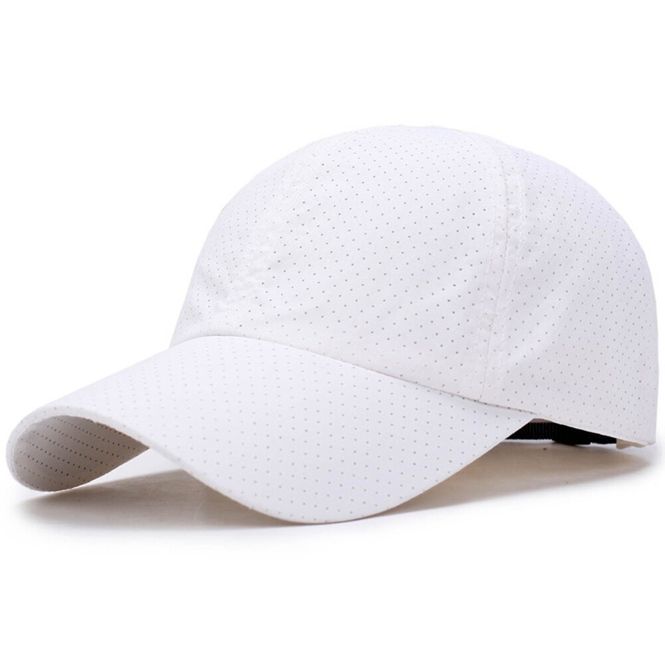 Baseball Cap Mesh Quick Dry Breathable Adjustable Visor Sun Hat Summer ...
