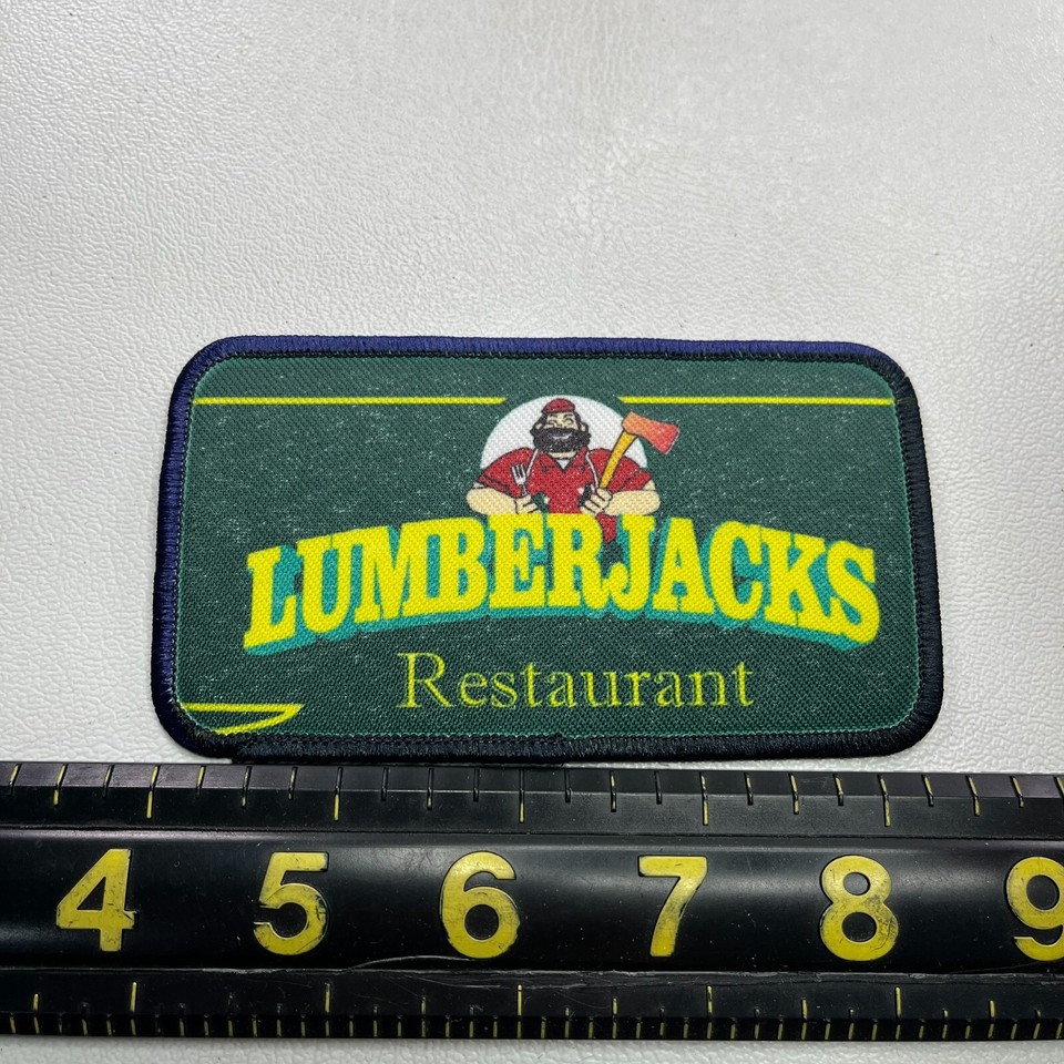 c 1990s LUMBERJACKS RESTAURANT Advertising Patch K039 | eBay