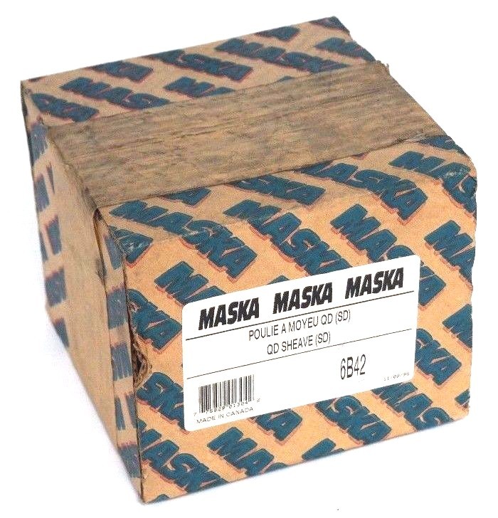 NIB MASKA 6B42 QD SHEAVE 6 GROVE, 3.8" PITCH DIAMETER | eBay