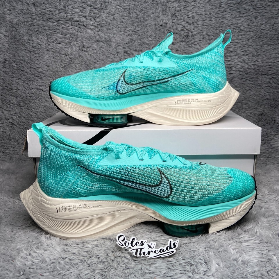 Nike Air Zoom AlphaFly NEXT% Flyknit Men Size 9 Hyper Turquoise CI9925 ...