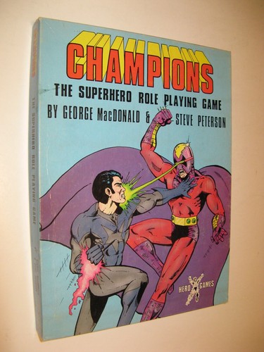 Champions Superhero Role Playing Game boxed set complete w/dice Hero ...
