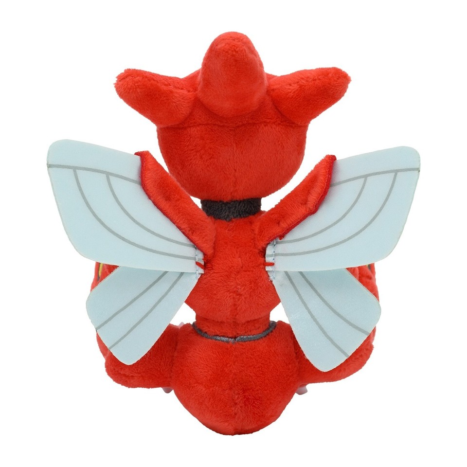 Pokemon Center Fit Plush Doll - 212 Scizor 6½in Bug Insect Red Wings ...