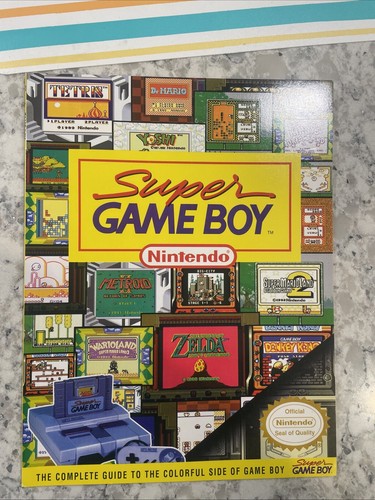 VTG Super Game Boy Nintendo Official Complete Guide 1994 Excellent ...