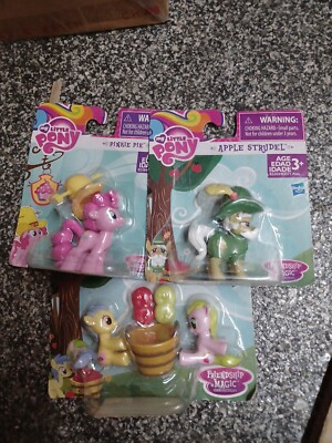NEW My Little Pony Friendship is Magic Apple Strudel Pinkie Pie Flora ...
