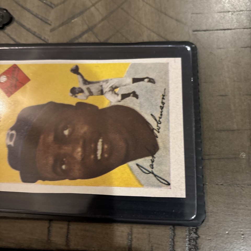 1954 Sports Illustrated Paper Premier Hand Cut Cards Jackie Robinson ...