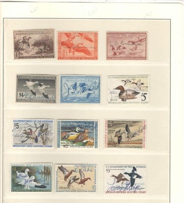 US FEDERAL DUCK STAMP COLLECTION | eBay