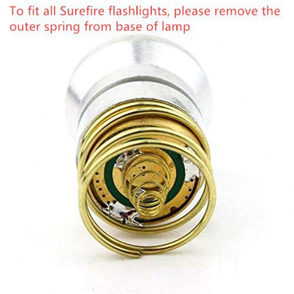 Ultra Bright Flashlight Bulb LED Replacement Bulbs Drop-in P60 Design ...