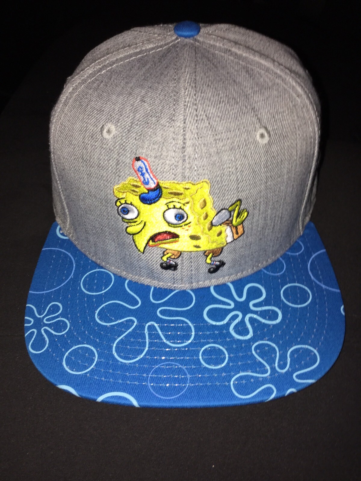 SPONGEBOB SQUAREPANTS CHICKEN FACE SnapBack Hat. Brand New. One Size ...