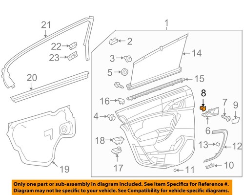 GM OEM Front Door-Bracket Nut 90230846 | eBay