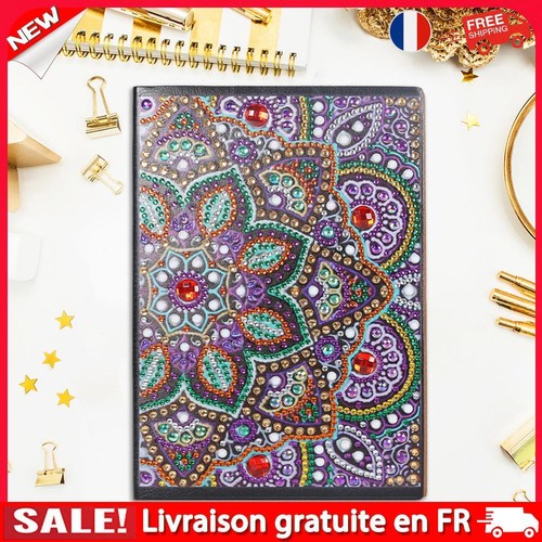 DIY Mandala Special Shaped Diamond Painting 50 Pages A5 Notebook Diary ...