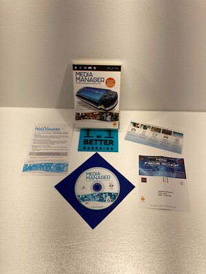 MEDIA MANAGER CD KIT FOR PSP (PlayStation Portable) *MINT CONDITION* W ...