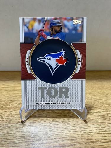 Vladimir Guerrero Jr. - 2023 Topps Commemorative Team Logo Patch Relic ...
