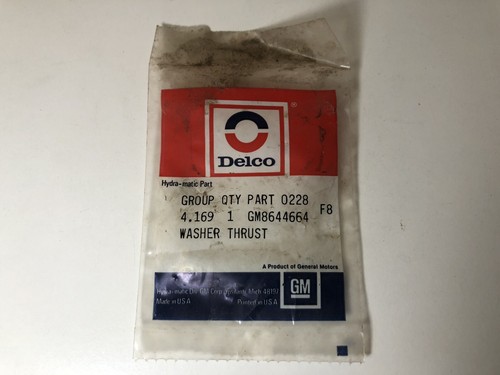 NOS OEM GM Delco TH-440-T4 4T60E '83-Up. 84414, 8644664 Hydramatic ...