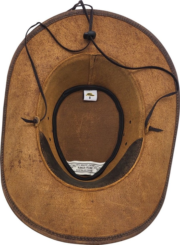 Leather Cowboy Hat Jacaru Swagman Australian Cowboy Western American ...