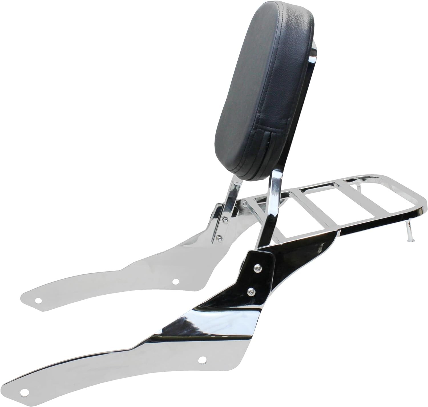 Steel Backrest Sissy Bar Luggage Rack for Yamaha V-Star Vstar 650 400 ...