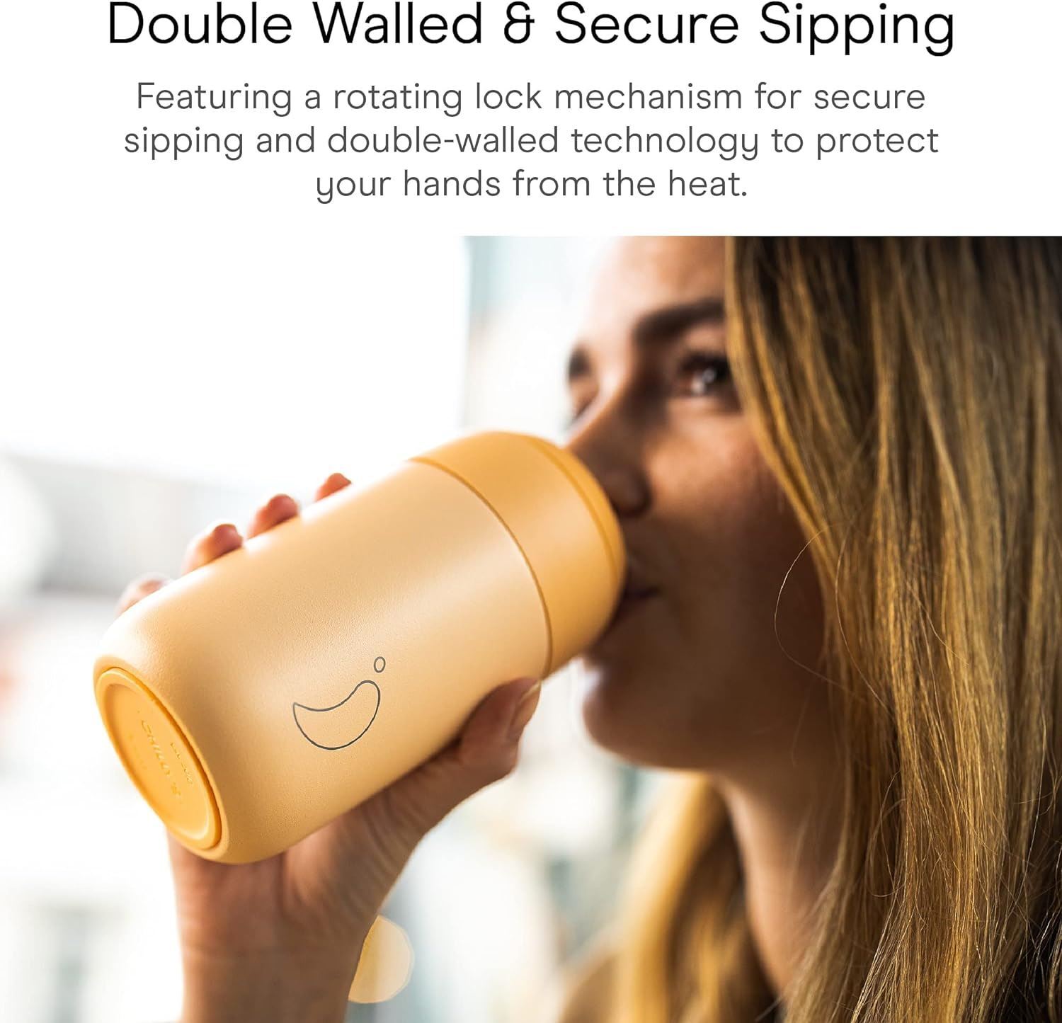 Chillys Coffee Cup 500ml C500S2BPNK - Reusable Stainless Steel - Blush Pink | eBay UK