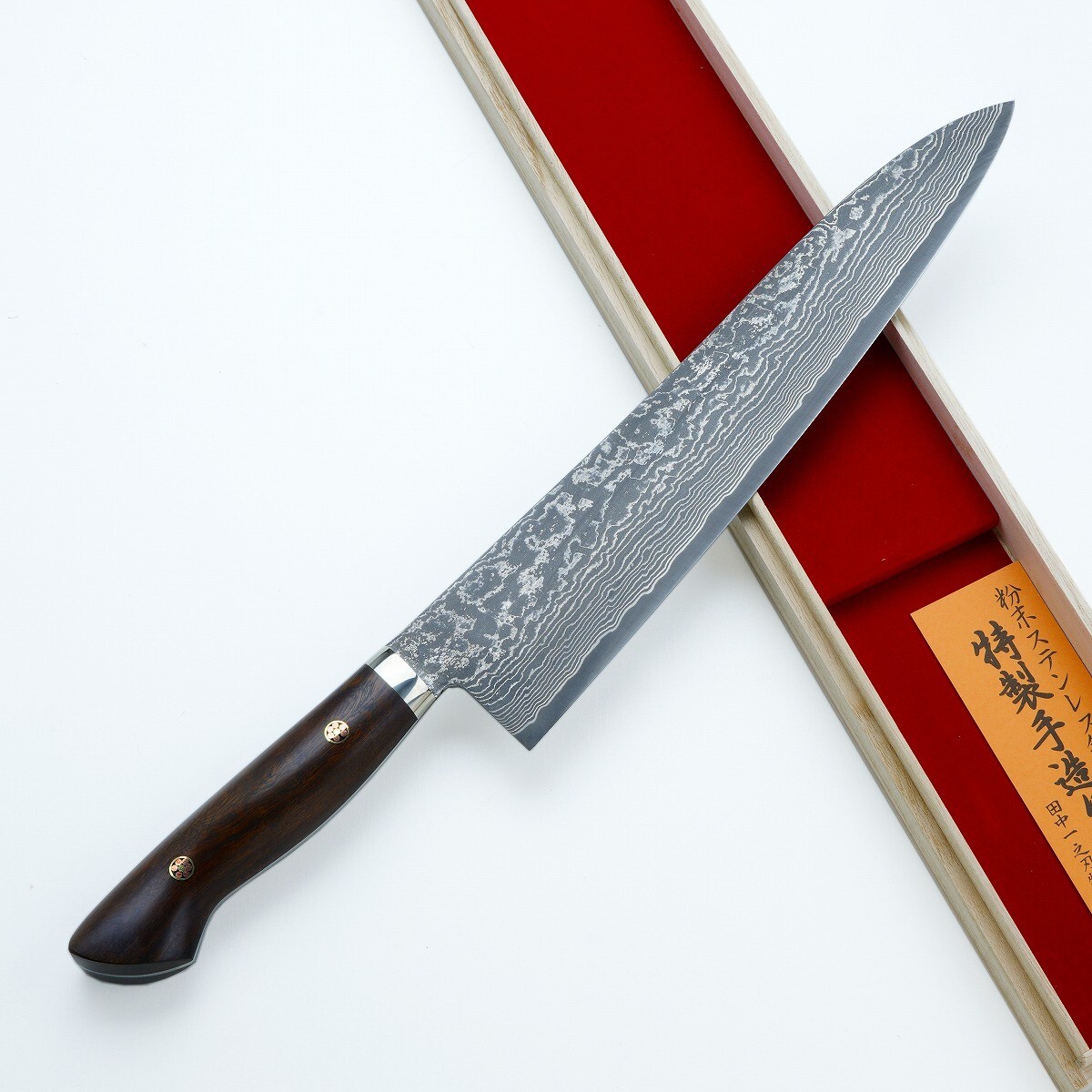 "HONMAMON" Gyuto (Chef's Knife) Premium R2 Damascus 270mm (10.6") | eBay