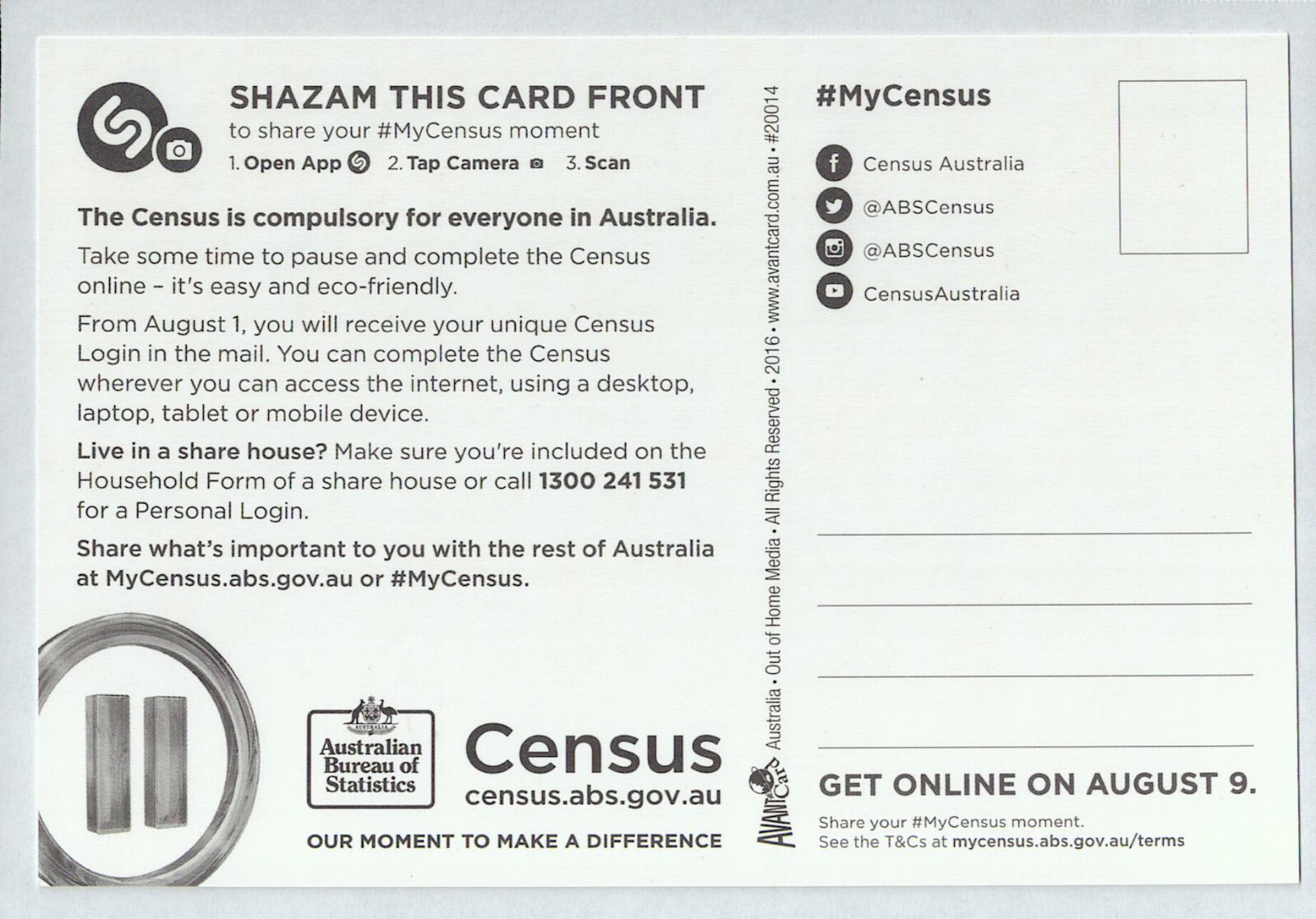 V20014 Australia Avant Card #20014 What's Important To You? postcard | eBay