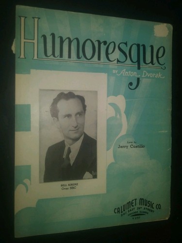 Humoresque by Anton Dvorak Vocal Piano w/ Ukulele Chords Sheet Music | eBay