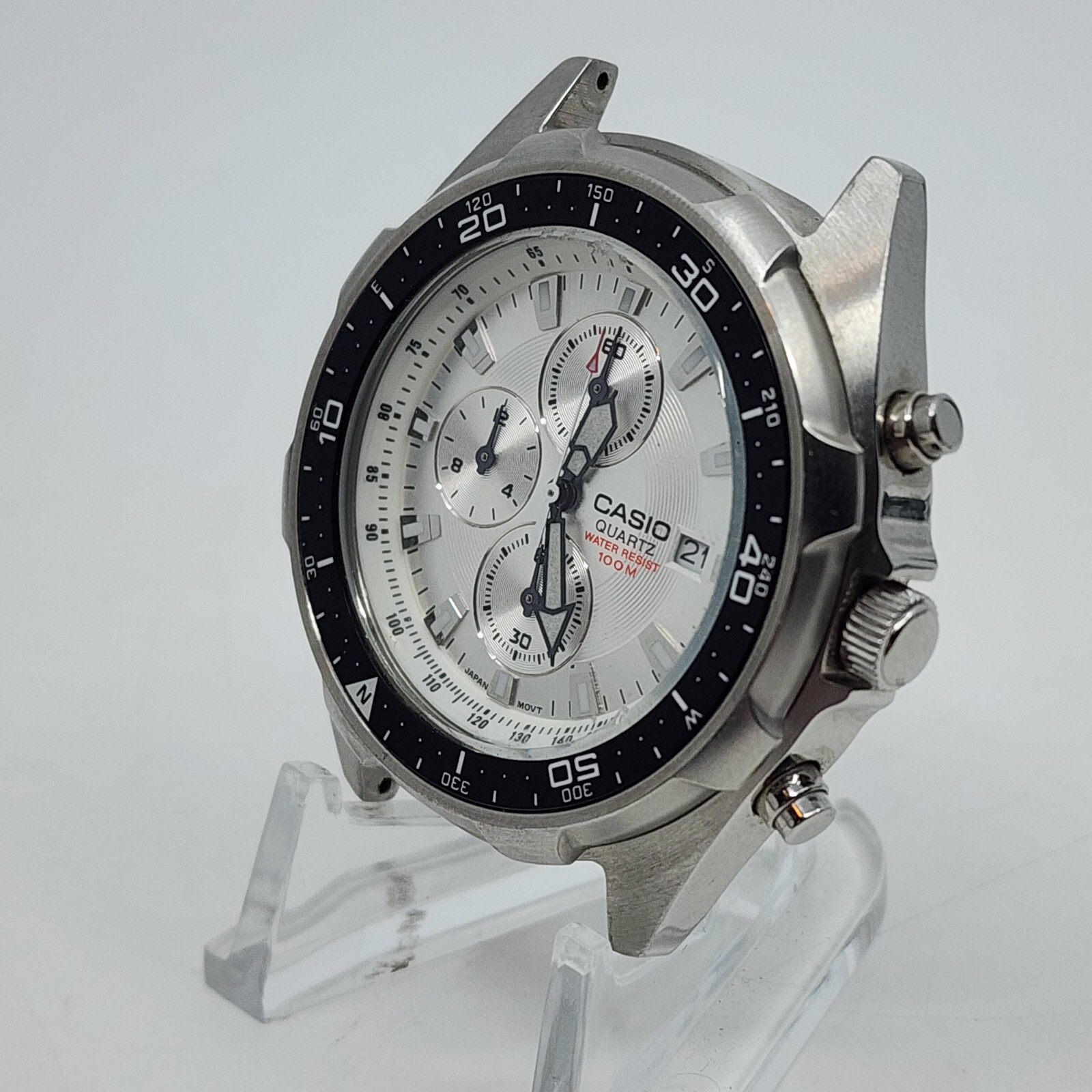 Casio Men's Chronograph AMW330 Marine Analog Dive Watch Japan 2328 ...