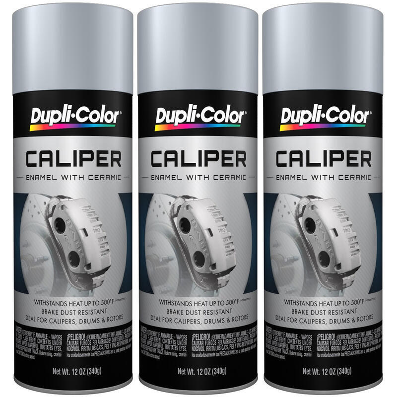 Duplicolor BCP103 (3-Pack), Gloss Silver Caliper Enamel Paint, 12oz ...