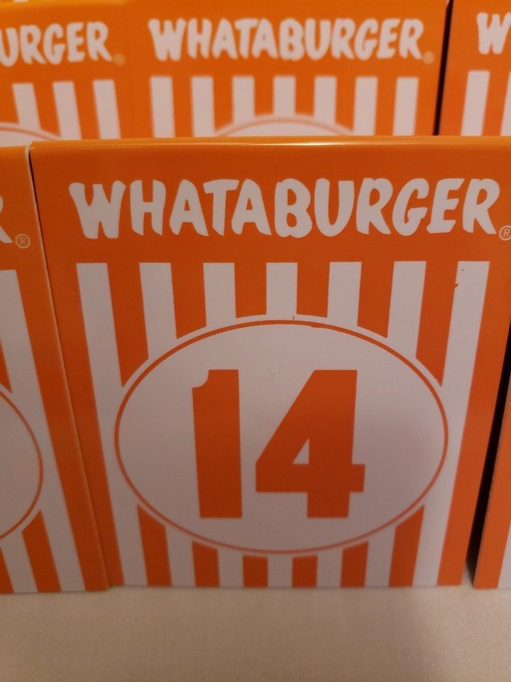 Individual WHATABURGER Restaurant Table Tent Numbers - Modern Glossy | eBay
