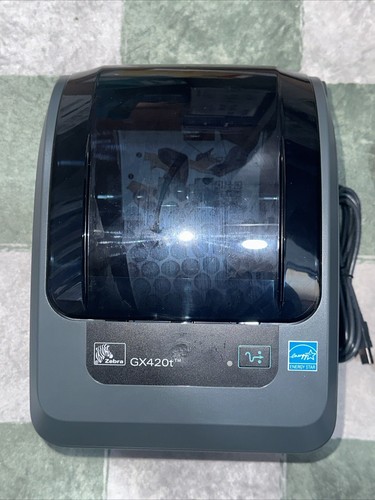 Zebra GX420t Thermal Label Printer USB Ethernet Serial GX42-102410-000 ...
