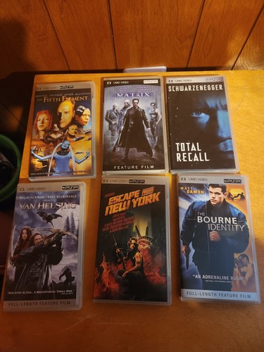 Lot of 6 PSP Movies w/ Cases | eBay