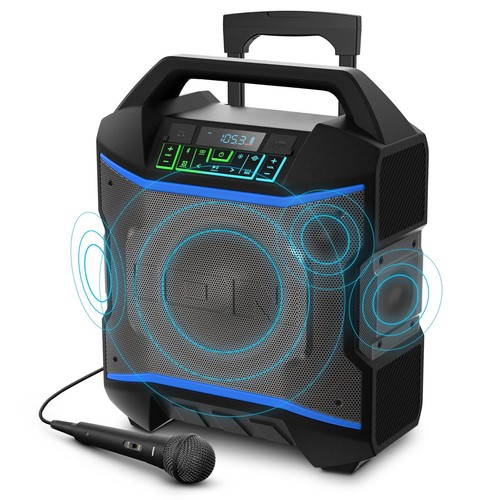 ION Block Rocker - Portable Bluetooth Outdoor Party Speaker with ...