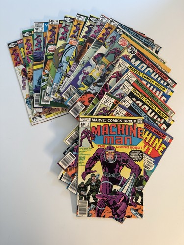 Machine Man #1-19 Full Run Comics - 1st Jack Lantern, Alpha Flight ...