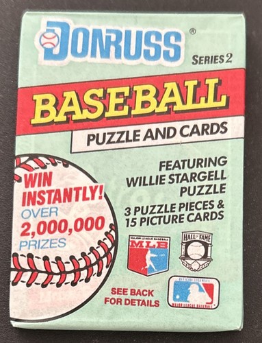 1991 Donruss Baseball Card Wax Pack Mark Davidson Astros OF Showing On ...