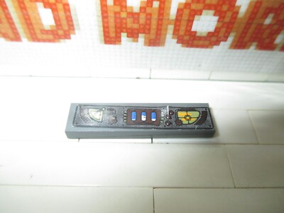 Lego 1x Tile Decorated 1x4 Gauges Display Buttons Pattern 70010 ...