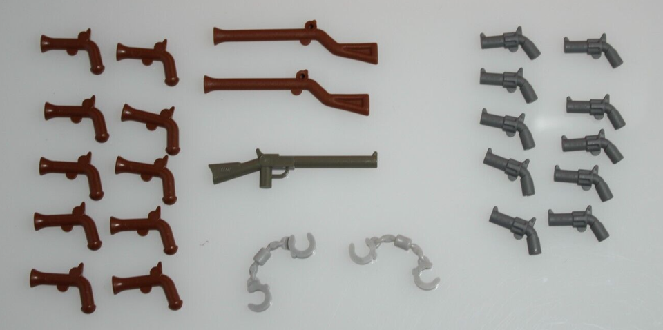 LEGO Guns Pirate Imperial Guard Minifigure Weapons Rifle/Musket/Pistol ...