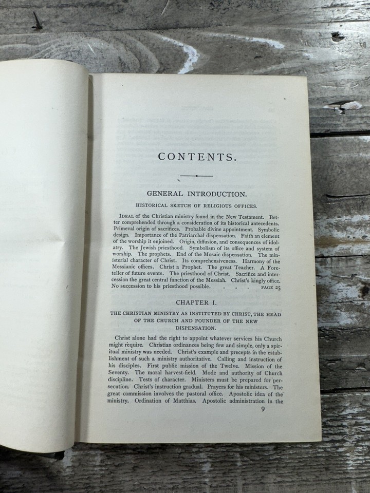 1871 Antique Religious Book "The Christian Pastorate" | eBay