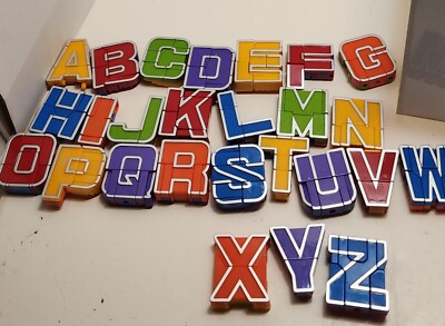 All 26 Alpha-Bots Transforming Letters Alphabet Transformer Robots ...