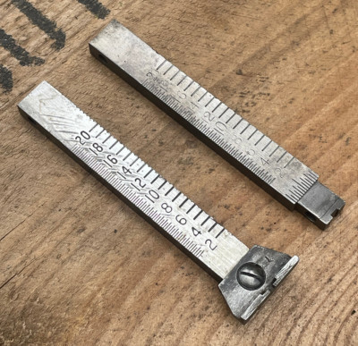 2 x Lee Enfield No1 SMLE Backsight Rear Sights 1 x Windage Adjustment ...