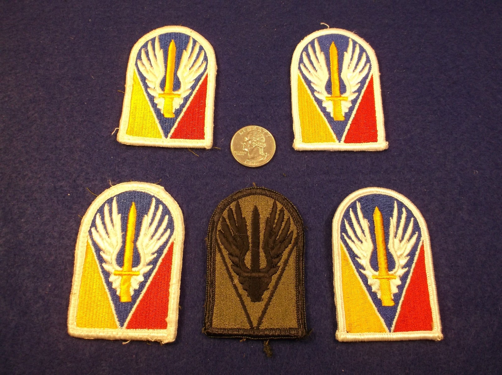 #7 of 53, LOT OF 5 USA MILITARY PATCHES - JOINT READINESS TRAINING ...