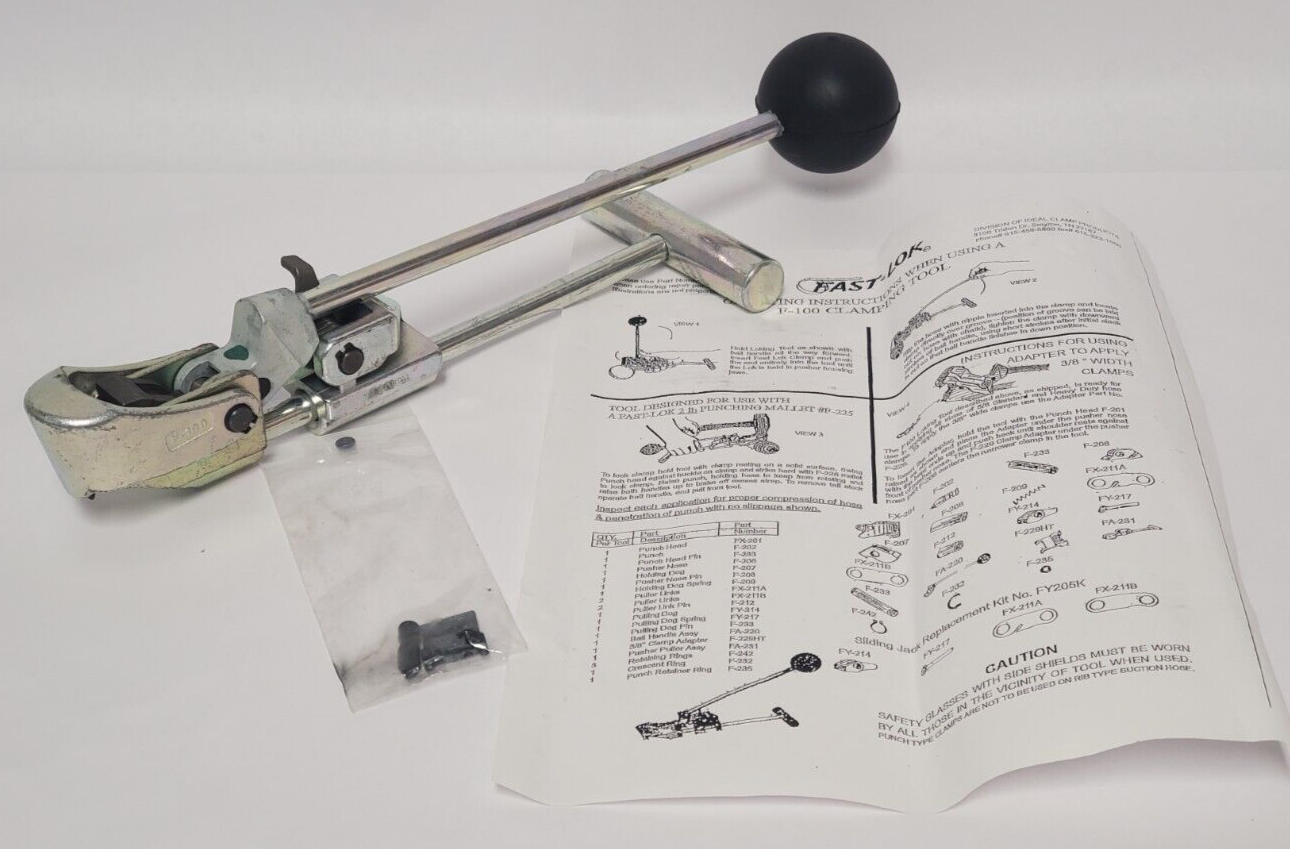 FAST-LOK F100 LOKING TOOL WITH A 3/8 ADAPTER USED TO APPLY ALL FAST-LOK ...