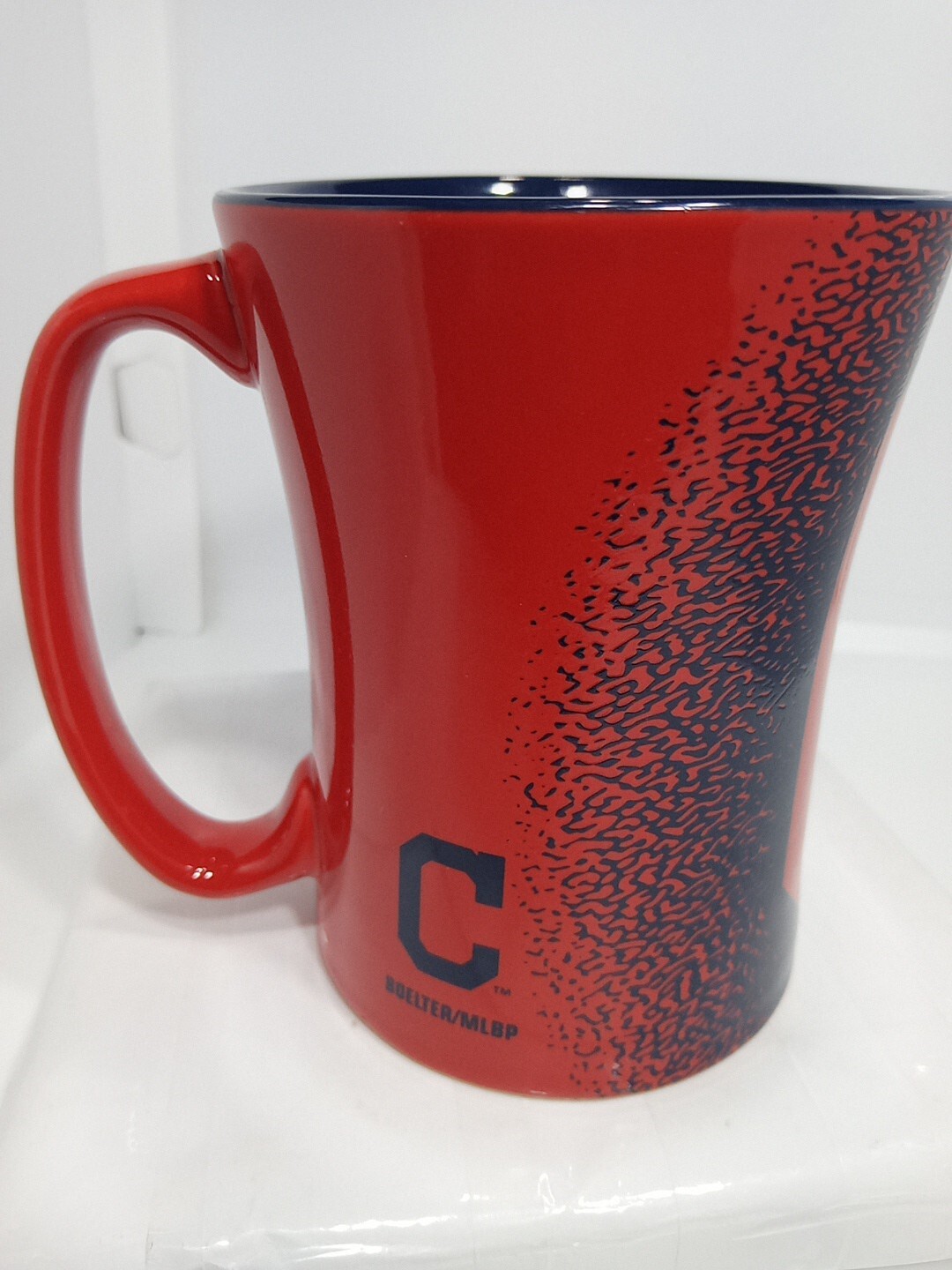 CLEVELAND INDIANS BASEBALL MUG. CLEVELAND MLB BASEBALL MUG. MLB MUG ...