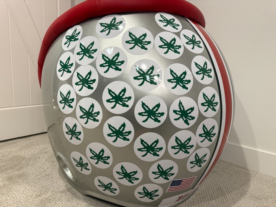 Ohio State University Buckeyes Football Helmet Chair OSU New | eBay