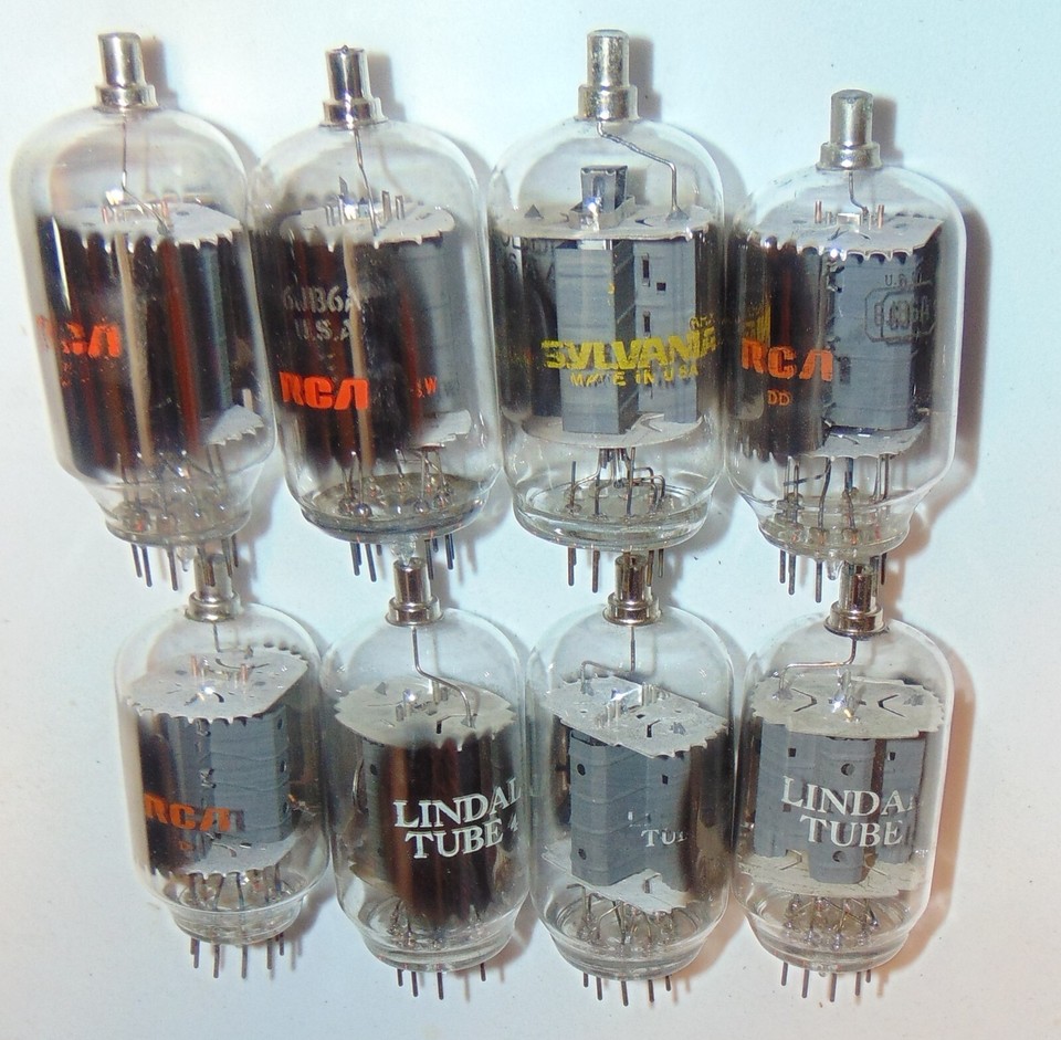 8 PACK NOS NIB 6JB6 / 6JB6A POWER AMPLIFIER TUBES RCA SYLVANIA VINTAGE ...
