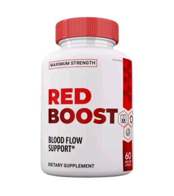 Red Boost Blood Flow Support Pills Capsules Brand New Fast Free ...