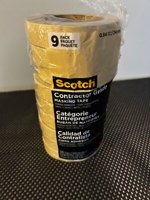 Scotch Beige Contractor Grade Masking Tapes 0.94 in. x 60 yd. | eBay