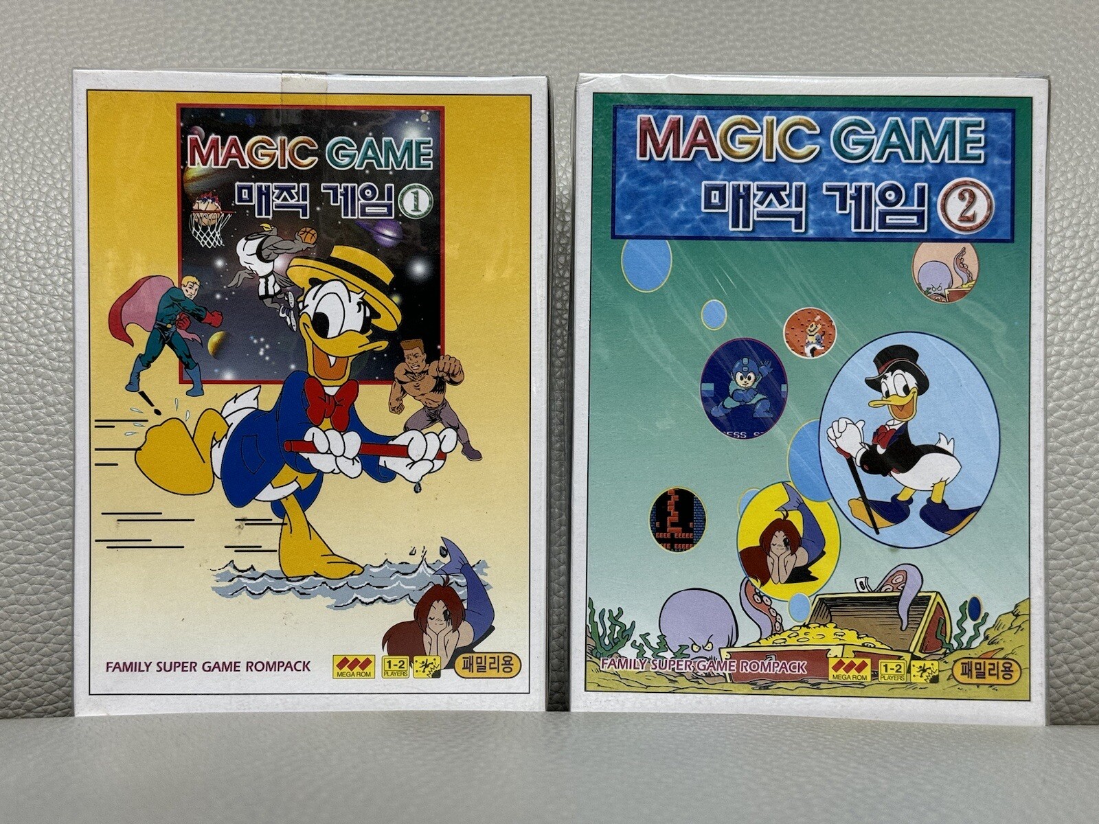 RARE Nintendo Famicom Magic Game 1 2 Game Combo FC NES Korean Retro ...