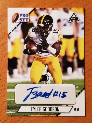 2021 Leaf Pro Set College Autographs #PSTG1 Tyler Goodson Iowa RB | eBay