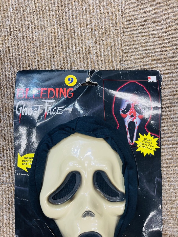 Scream Movie GhostFace Bleeding Mask - 1997 by FunWorld Sealed In Box ...