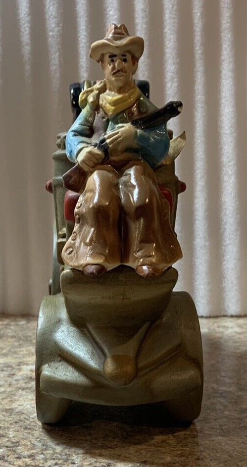 Vintage Ezra Brooks Decanter Stagecoach Cowboy with Rifle Dakota ...