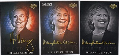 2016 Decision Hillary Clinton Portraits #CP9 & #FLP3 & #N2 NATIONAL ...