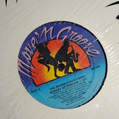 THE INVISIBLE MAN'S BAND SUNDAY AFTERNOON 12" VG- 1983 FUNK DISCO 80's ...