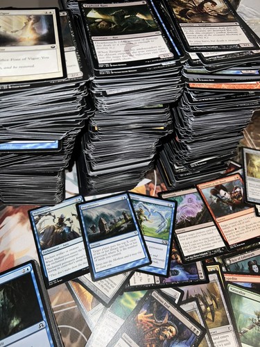 500 MTG Magic the Gathering Cards Commons/UnCommons Bulk Lot Commander ...